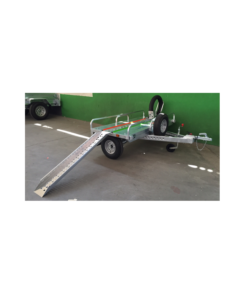 Remorque REMORQUE TRANSVERSAL PORTE MOTO | Loisirs caravaning St ...