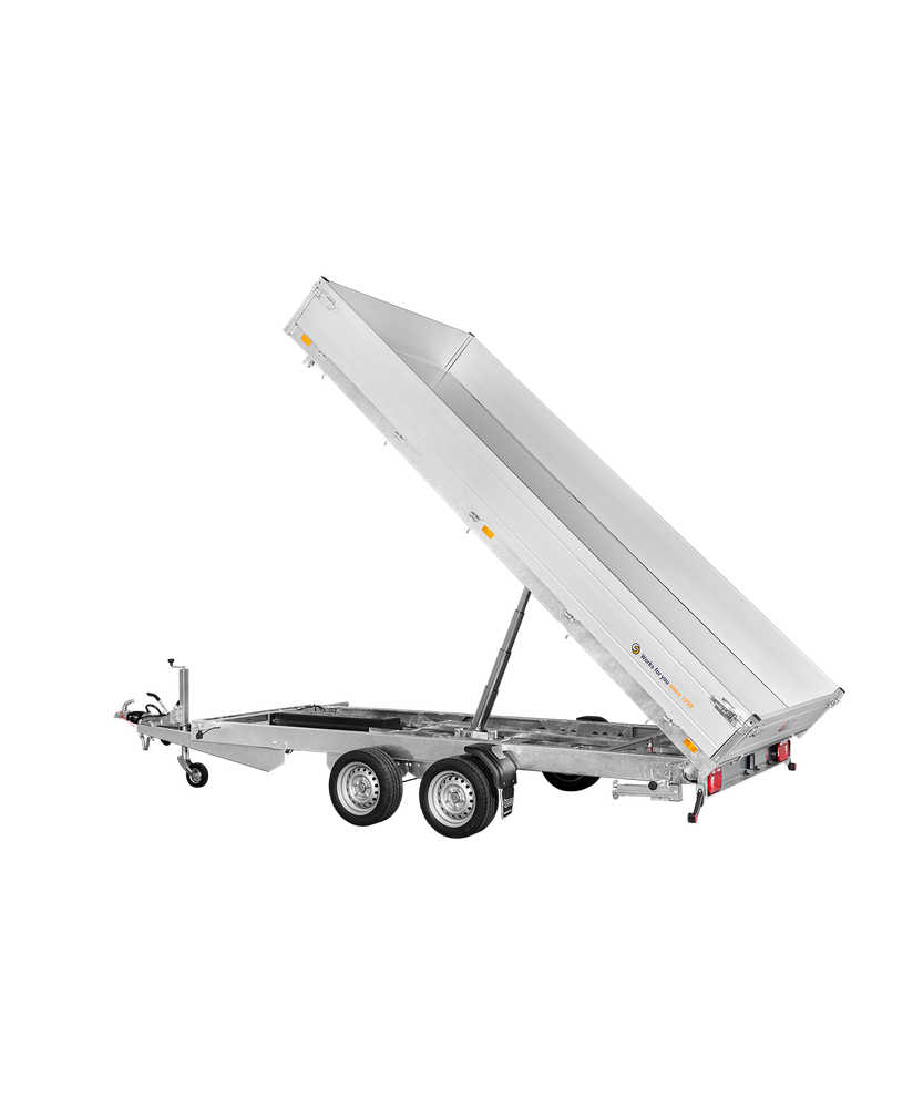 REMORQUE TRI BENNE SARIS K3 406 x 204. PTAC 3500 kg